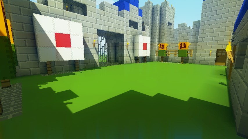 Warcraft 2 Alliance barracks Minecraft Map