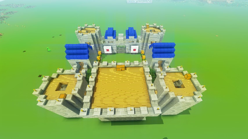 Warcraft 2 Alliance barracks Minecraft Map