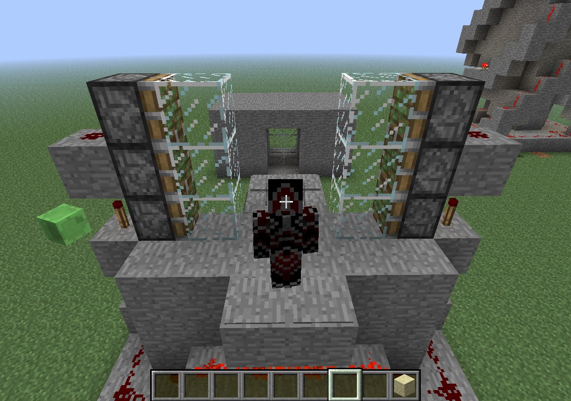 Redstone series- Compact piston doorway Minecraft Map