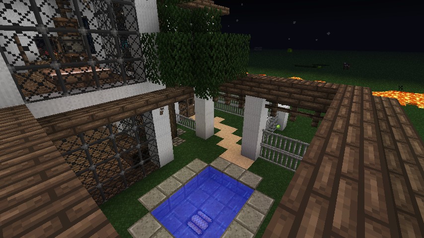 Modern Wool House Minecraft Map