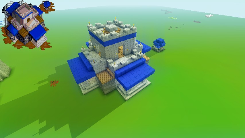 Warcraft 2 Alliance Town Hall Minecraft Map