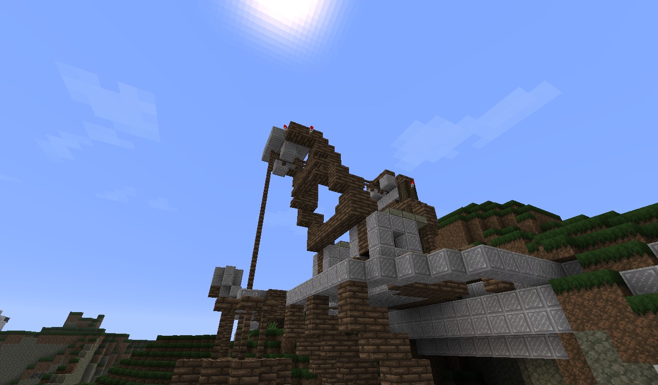 steampunk powerplant and supply station Minecraft Map