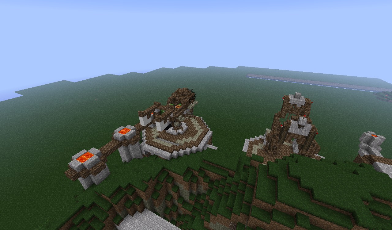 steampunk powerplant and supply station Minecraft Map