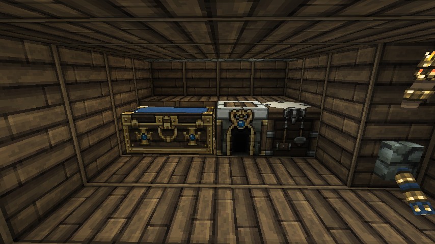 Hidden Crafting Area w/House Minecraft Map