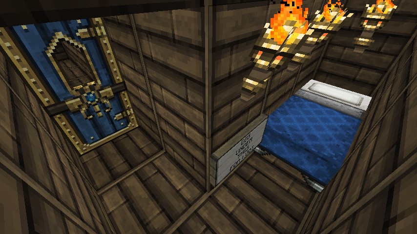 Hidden Crafting Area w/House Minecraft Map