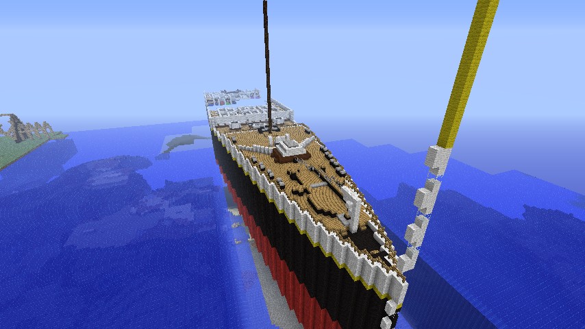 1:1 interior RMS Titanic Minecraft Map