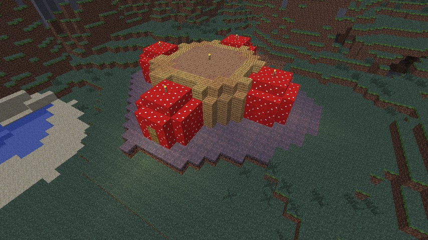 Mushroom Survival Base Minecraft Map