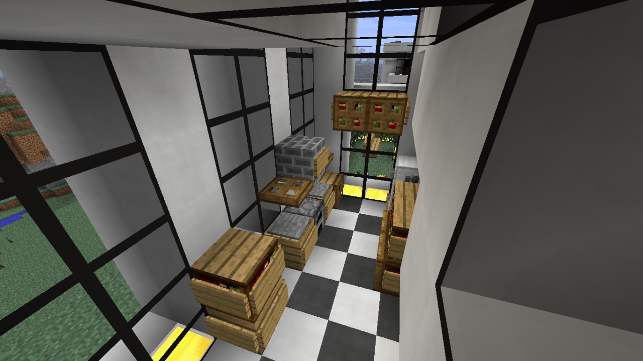 Modern Neighborhood - House Eight HD Download Minecraft Map
