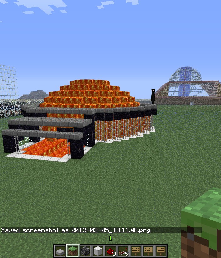 Lava House Minecraft Map