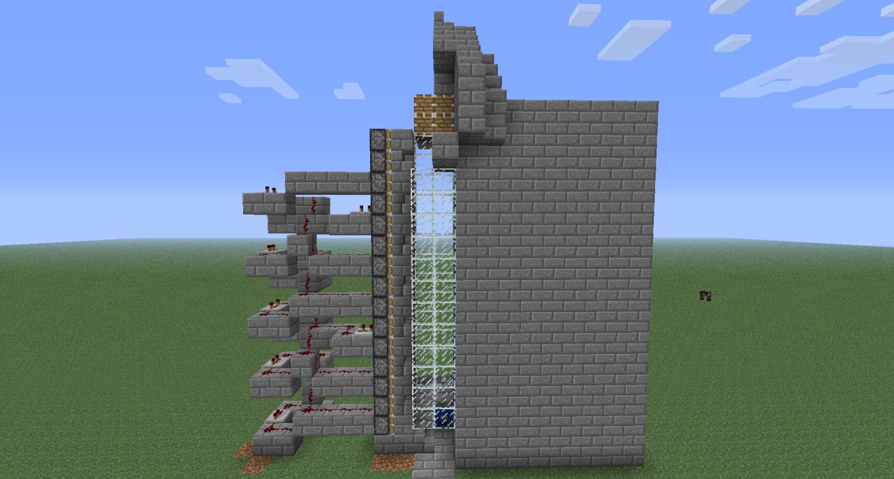 Piston Elevator Minecraft Map