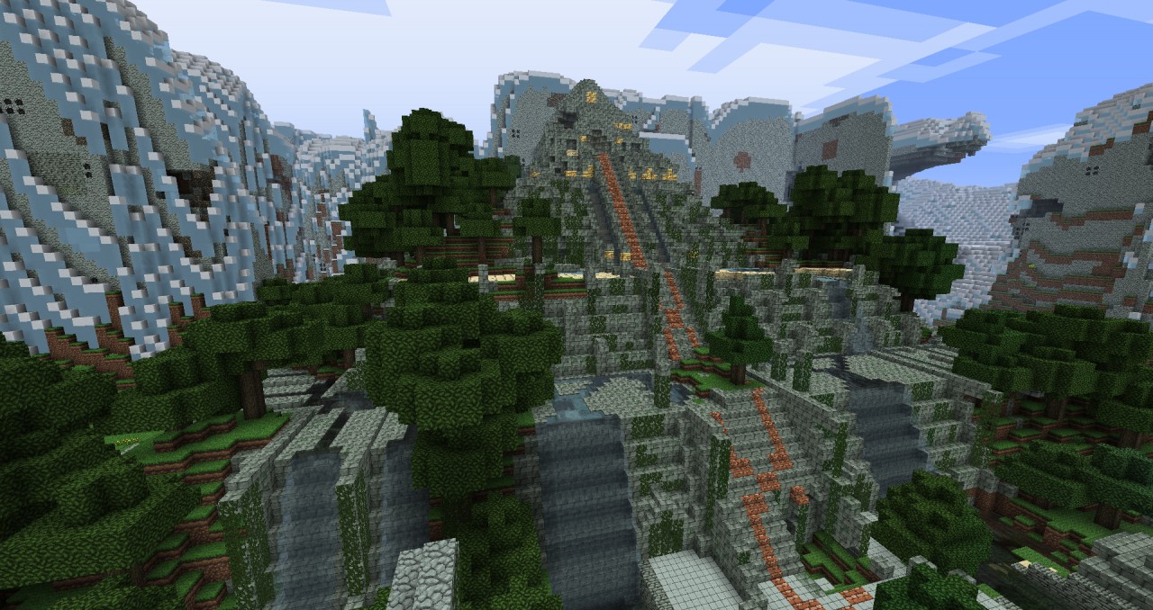 Kingdom of the crystal Cube Minecraft Map