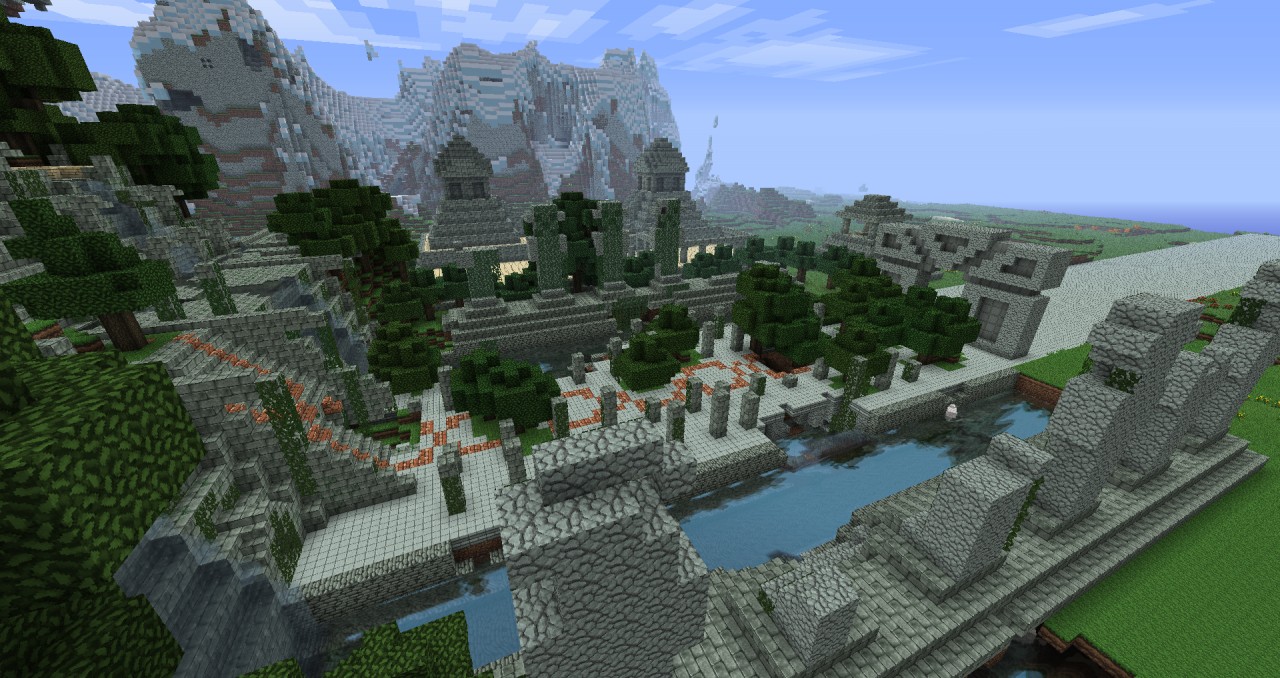 Kingdom of the crystal Cube Minecraft Map