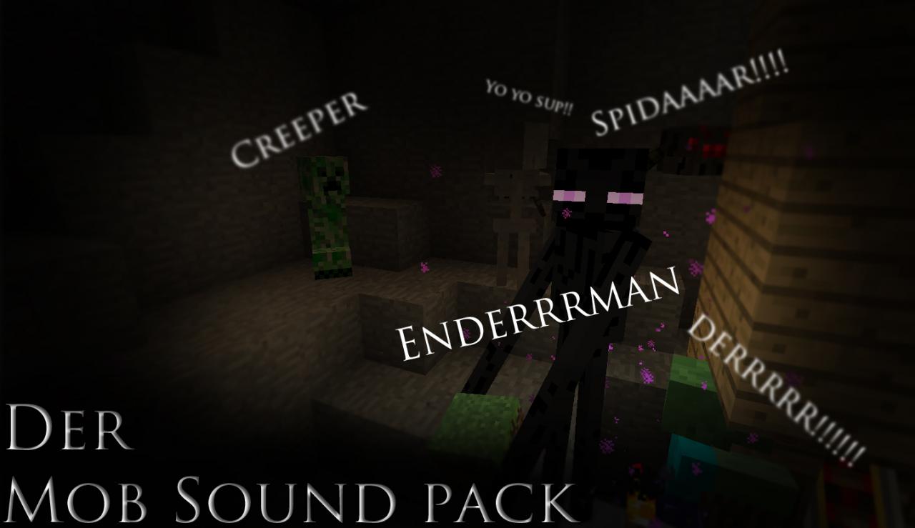 DER Mob Sound pack V2.7 [ModLoader] [Audiomod] Minecraft Mod