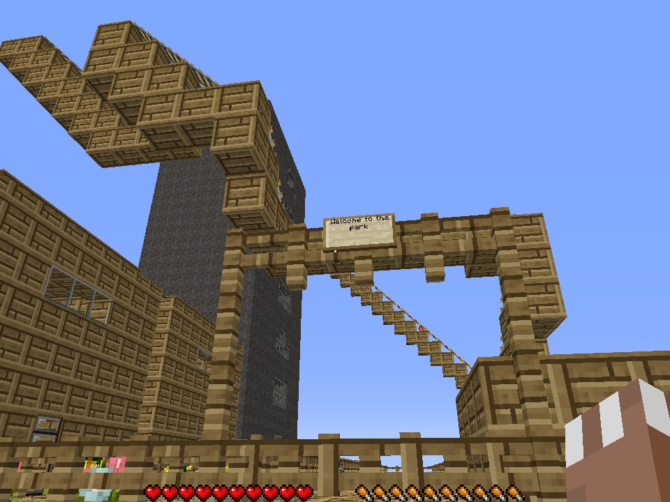 MinePark :D with houses :D Minecraft Map