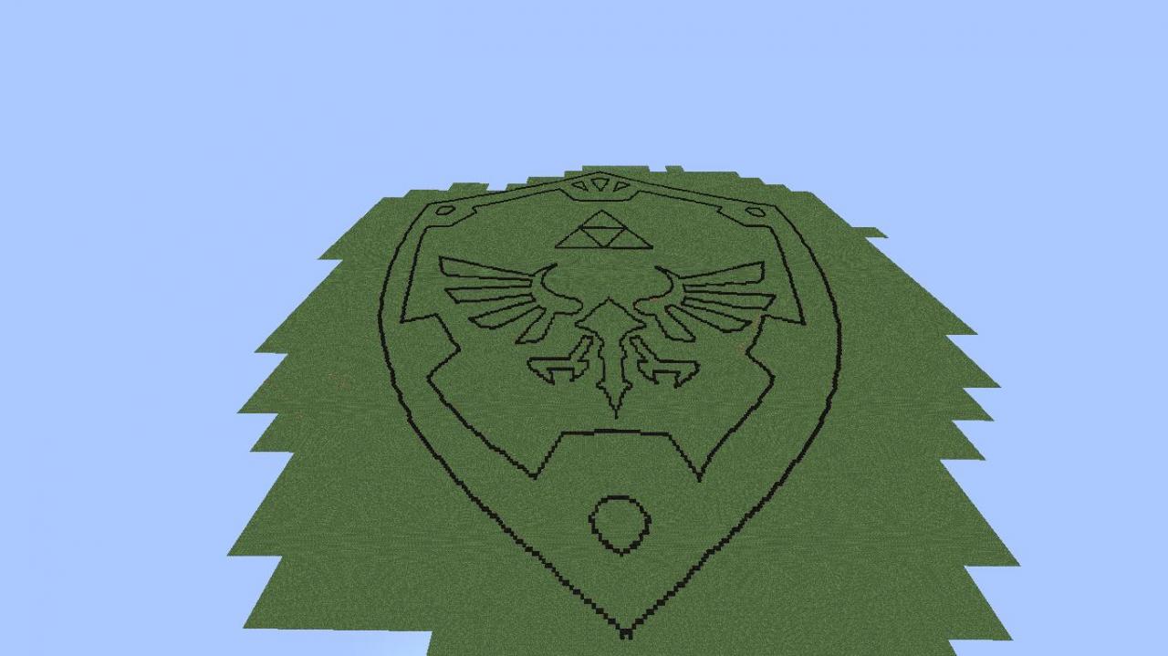 Hyrule Shield Minecraft Map