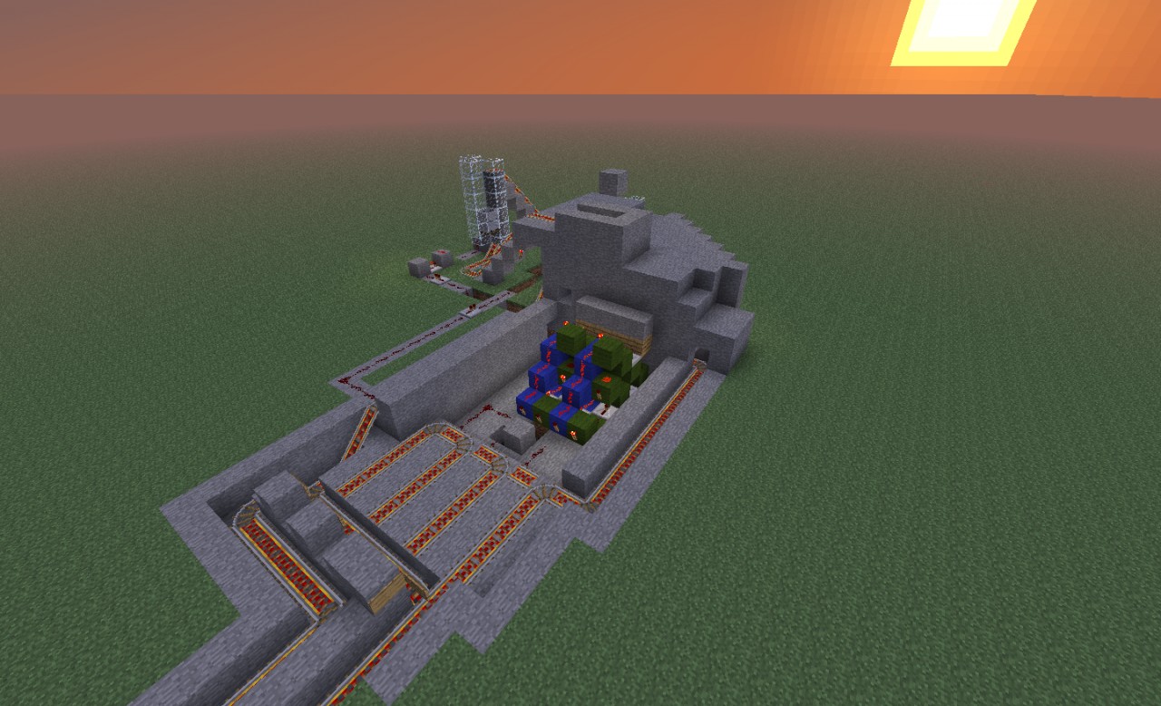 Minecart Station Minecraft Map