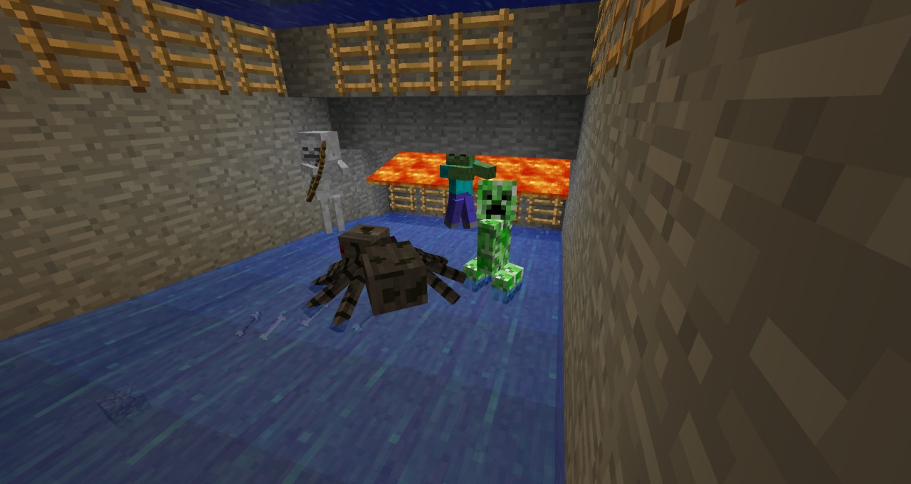 Minecraft Mob Trap Tower Minecraft Map