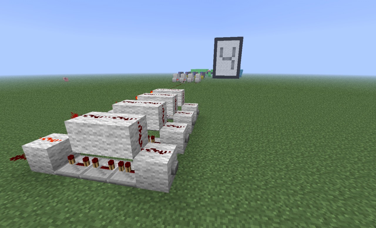 One Wire Screen Minecraft Map