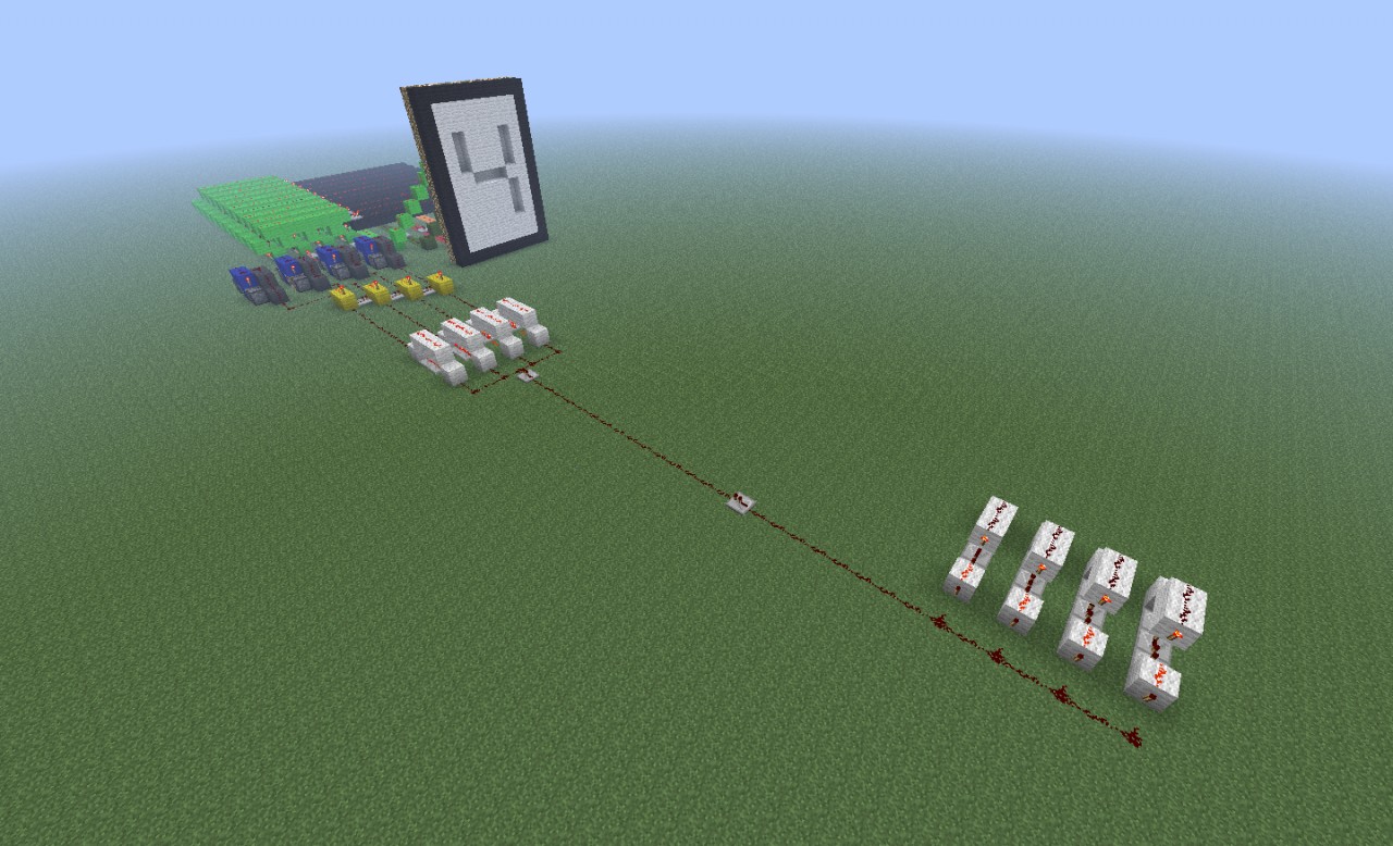 One Wire Screen Minecraft Map