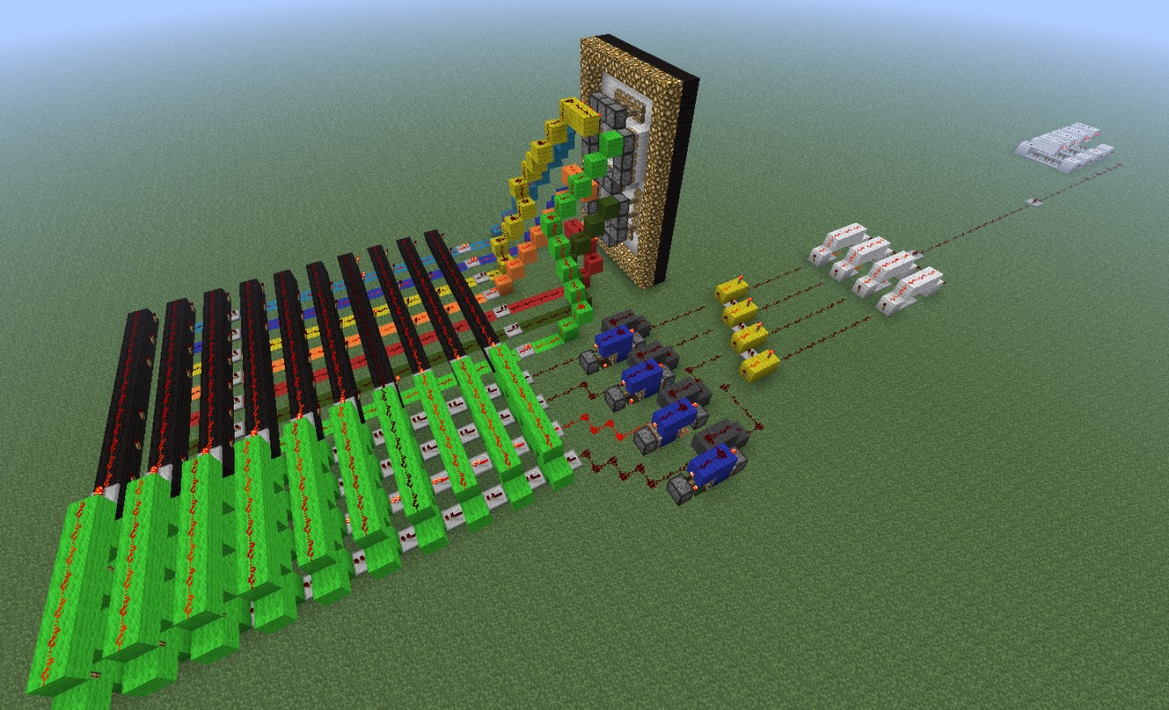 One Wire Screen Minecraft Map