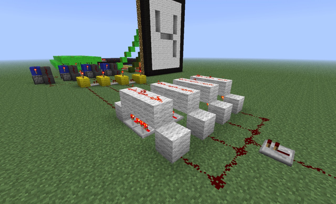 One Wire Screen Minecraft Map