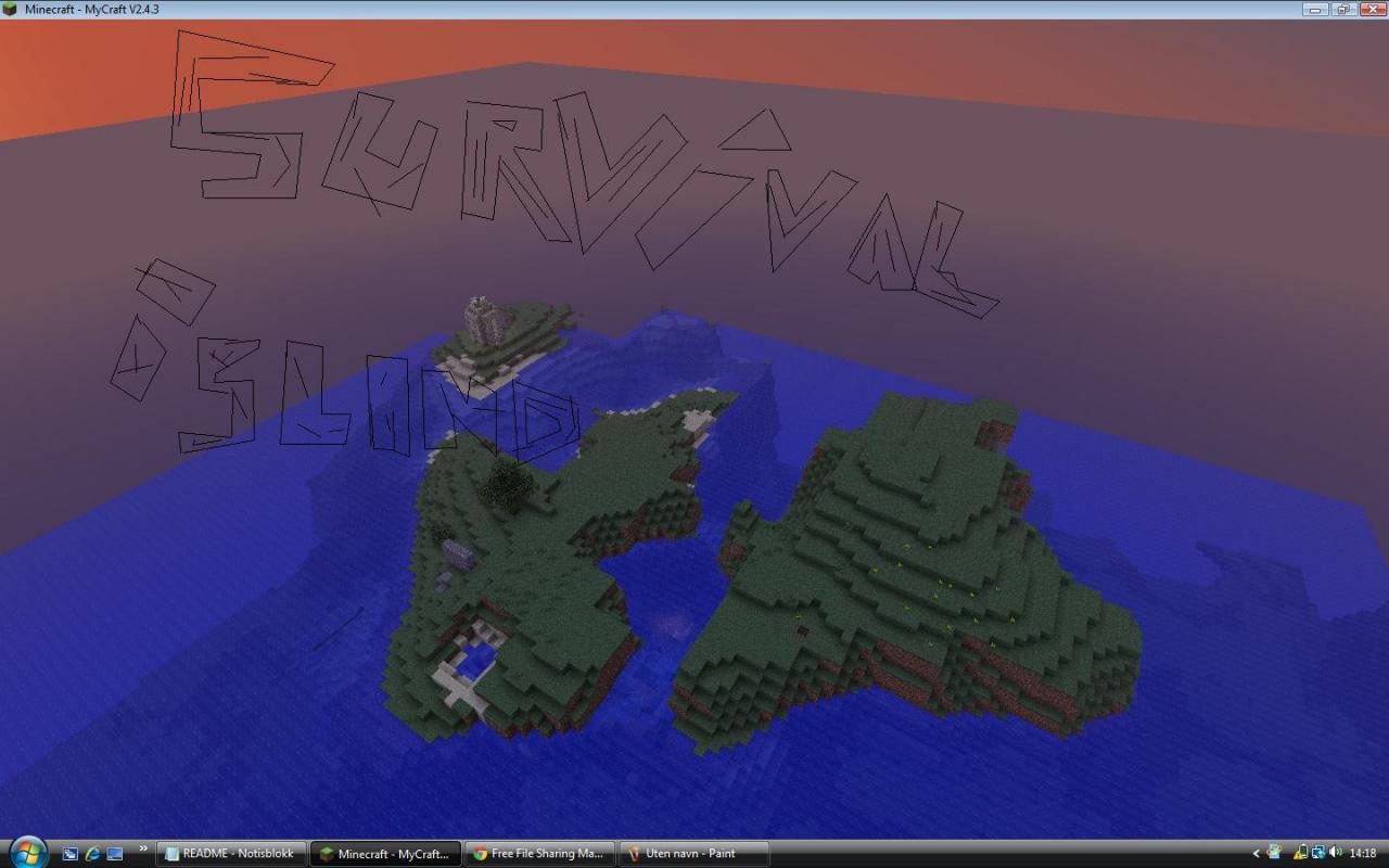 Stranded Survival Island Minecraft Map