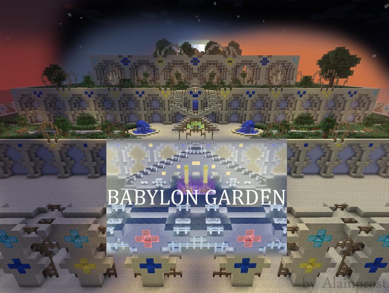 Babylon Garden 250 Minecraft Map