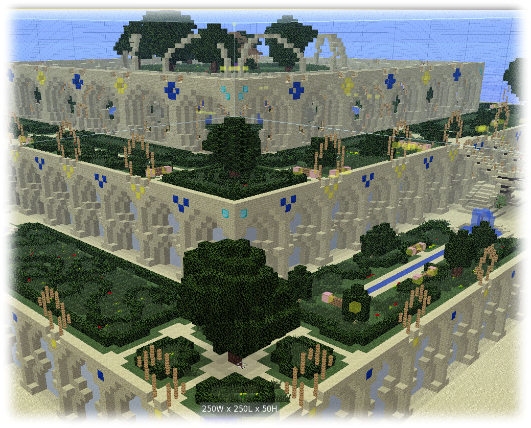 Babylon Garden 250 Minecraft Map