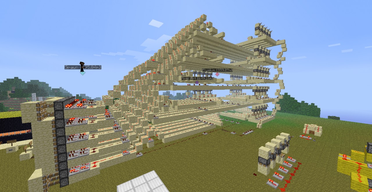 Prototype Pistone Screen 5x5 Minecraft Map