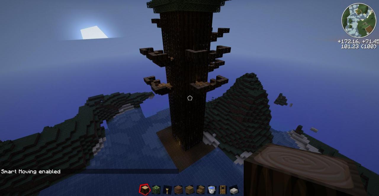 giant tree house Minecraft Map