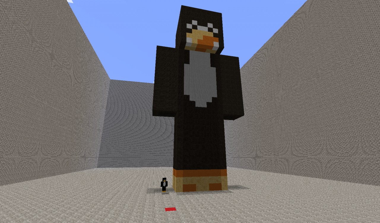 Big Tux Skin rebuild Minecraft Map