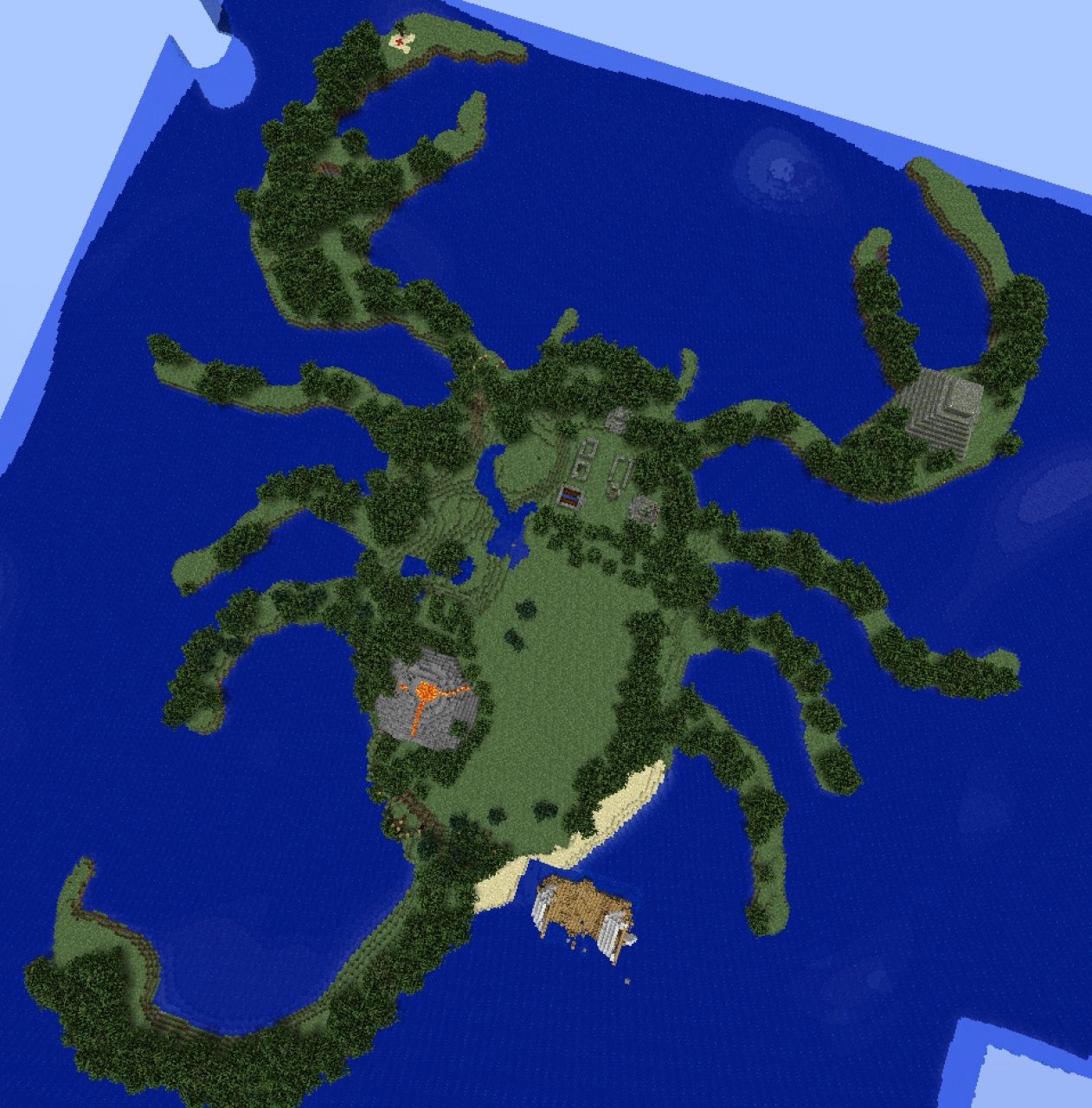 Scorpion Island - Challenge, Adventure Minecraft Map