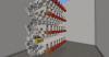 2-wide, vertical shift register Minecraft Map