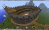 Amphitheater mit Burg und Nebengebäuden Minecraft Map