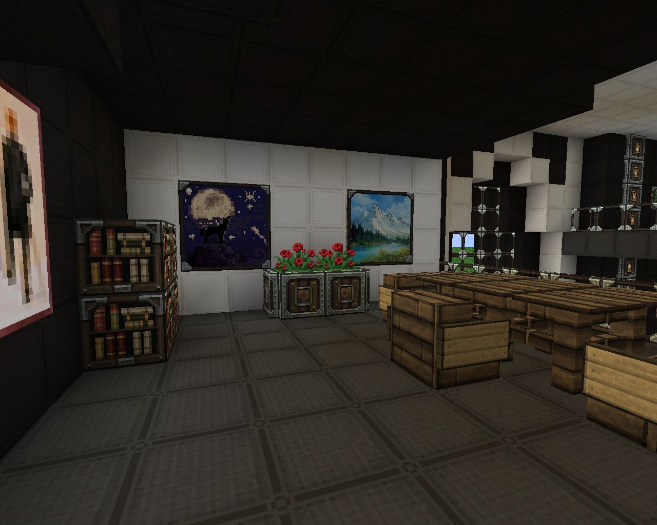 Wool mansion Minecraft Map