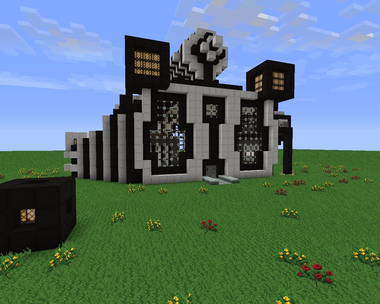 Wool mansion Minecraft Map