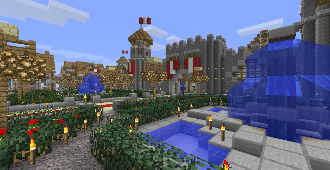 Sherville medieval city Minecraft Map
