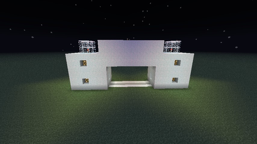 Huge Snow Gate Minecraft Map