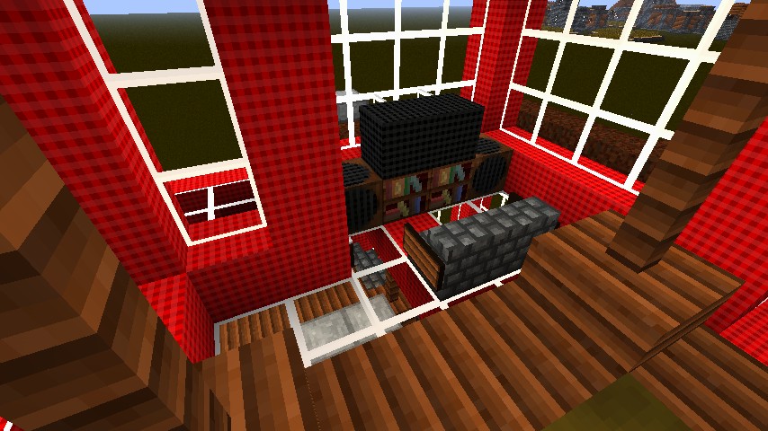 Red Modern House! Minecraft Map