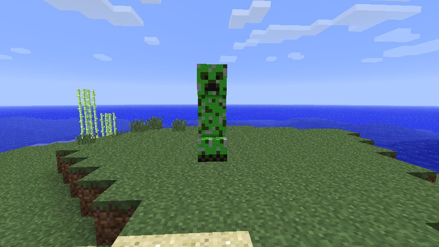 LittleBlocks Creeper Statue Creation Minecraft Map