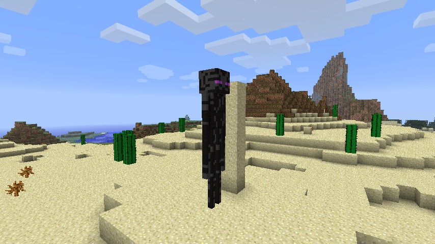 LittleBlocks Enderman Statue Creation Minecraft Project
