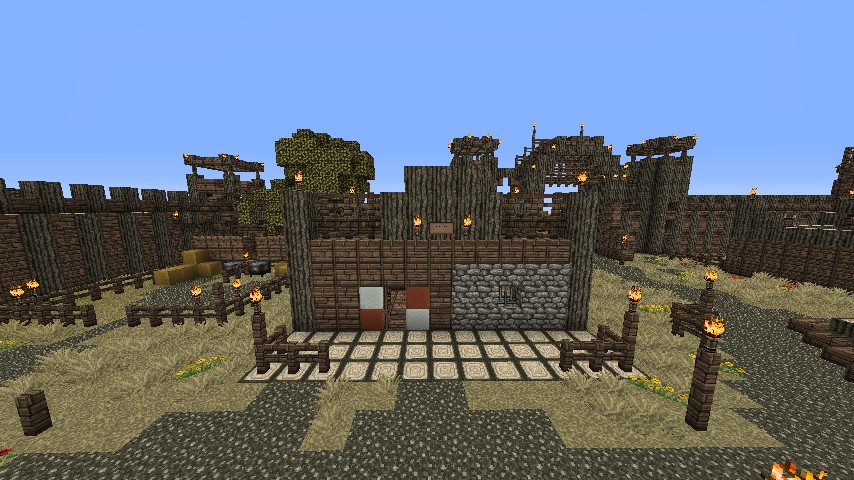 Western fort Minecraft Map