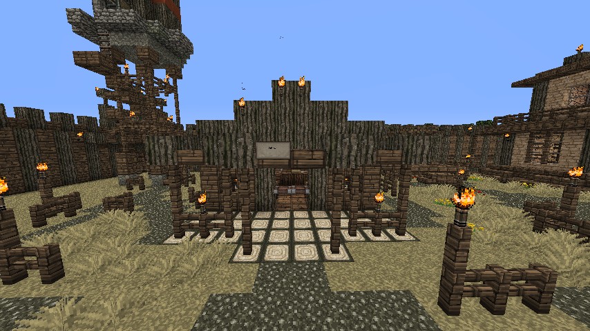 Western fort Minecraft Map