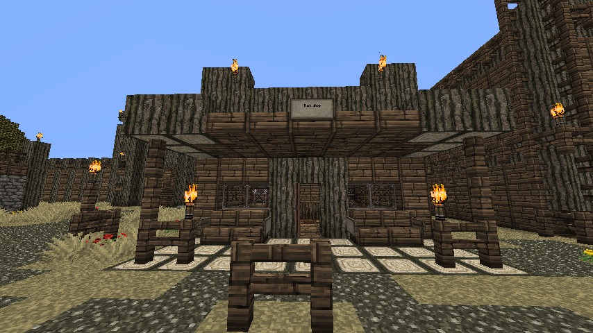 Western fort Minecraft Map