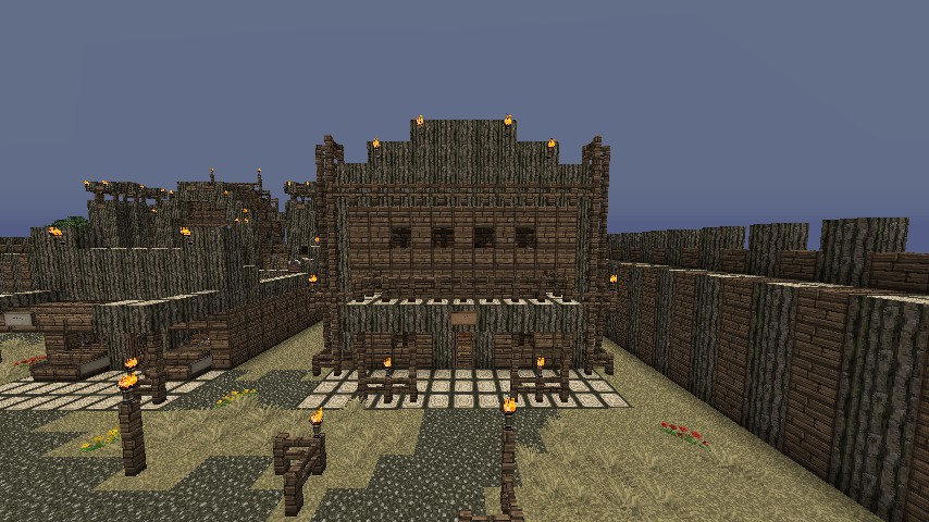 Western fort Minecraft Map