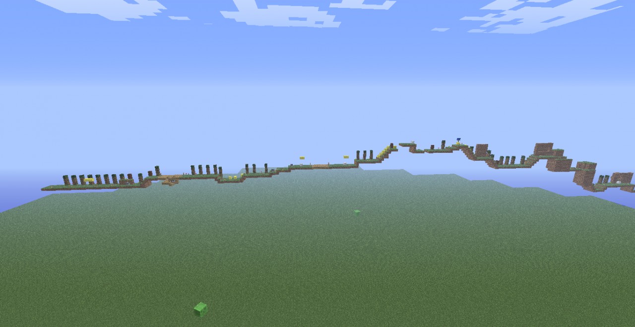 Sonic 1 Green hills zone act 1 Minecraft Map