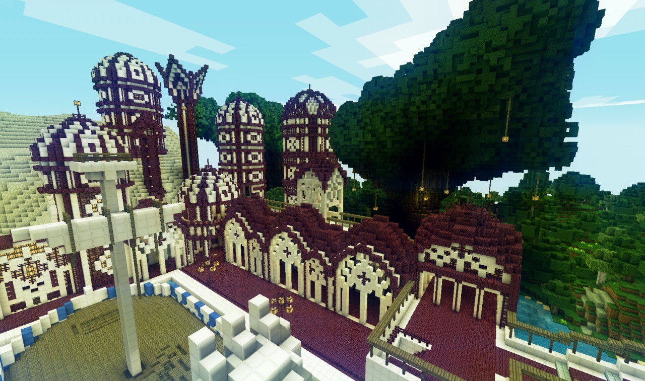 High Elf Sea Port Minecraft Map