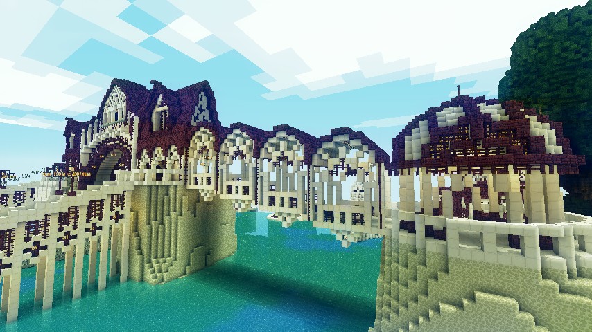 High Elf Sea Port Minecraft Map