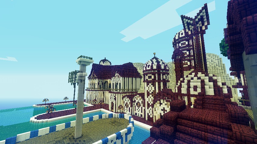 High Elf Sea Port Minecraft Map