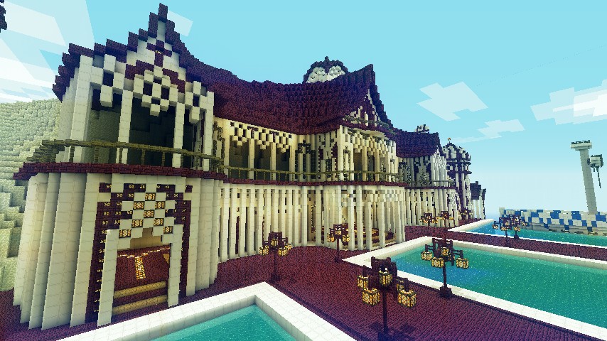 High Elf Sea Port Minecraft Map